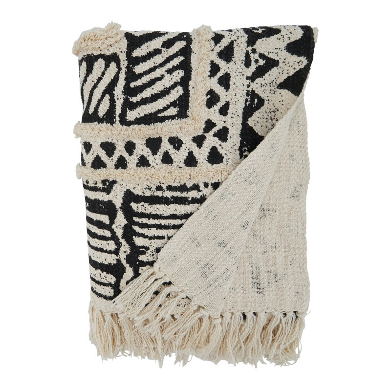 Saro Sevan Woven Throw Blanket | Wayfair
